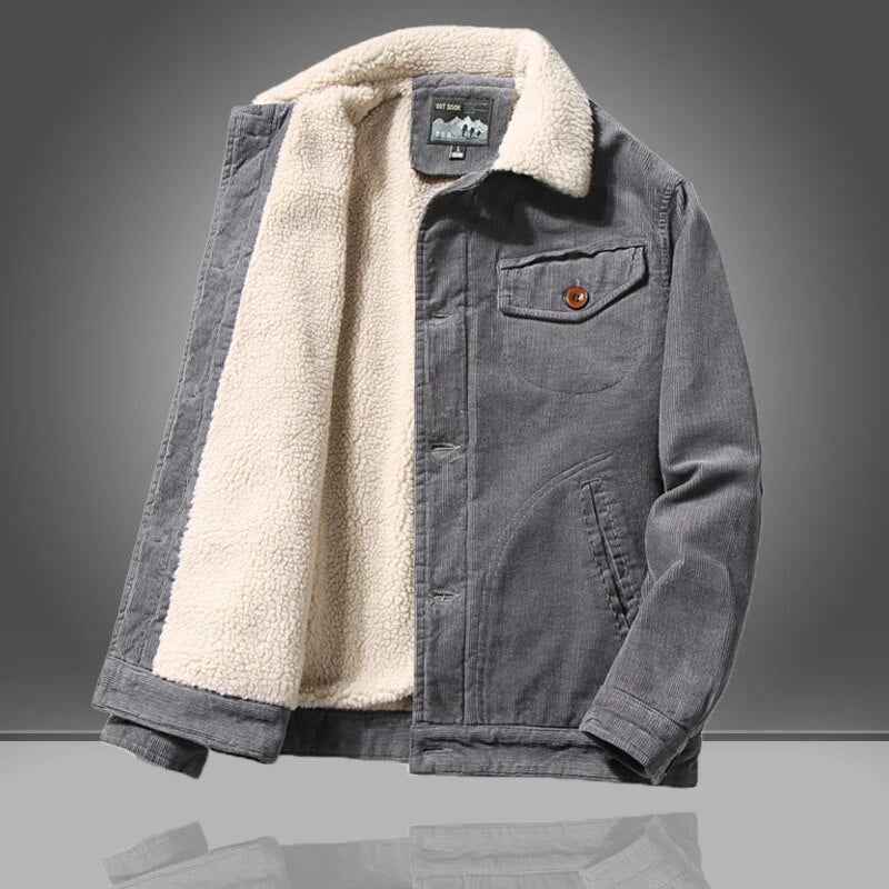 Men's Winter Jacket | Fleece-Lined Classic Design for Warmth and Comfo ...